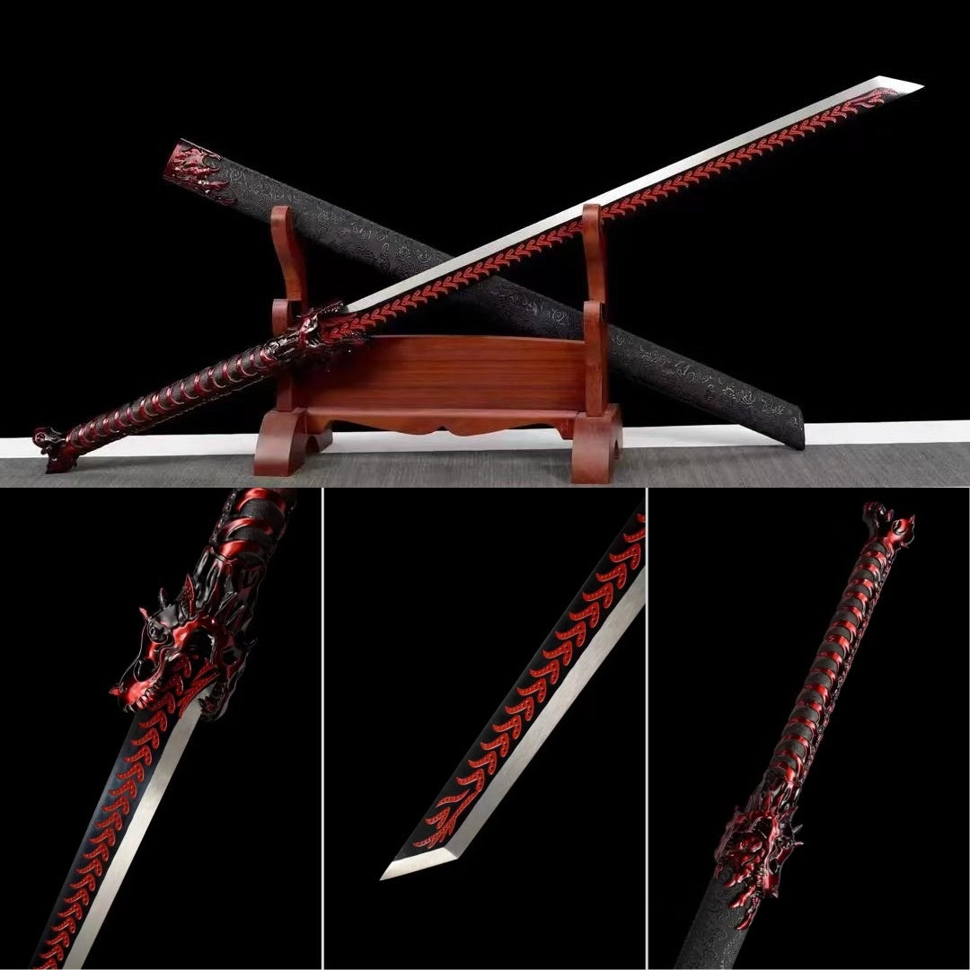 Red Wolf Sword Chinese sword With Red Blade – LEOEON